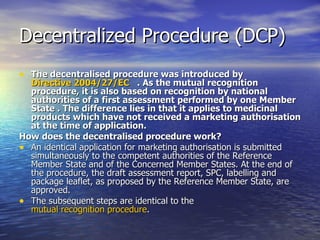 Marketing authorization procedures in eu | PPT