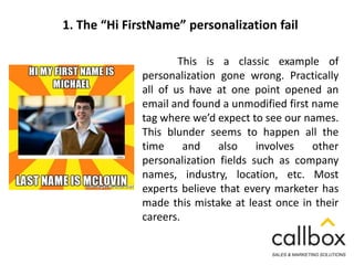 10 Scary Marketing Automation Fails and How to Avoid Them | PPT