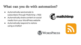 Marketing automation for charities | PPT