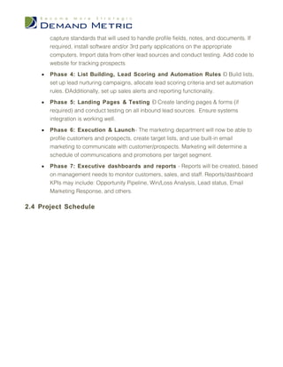 Marketing Automation Business Case | DOC | Sales | Business