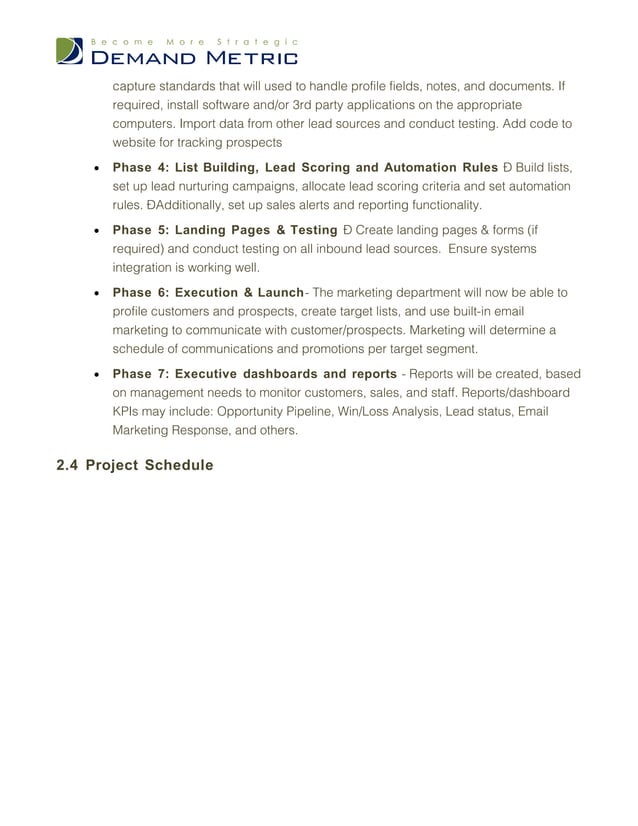 Marketing Automation Business Case | DOC | Sales | Business