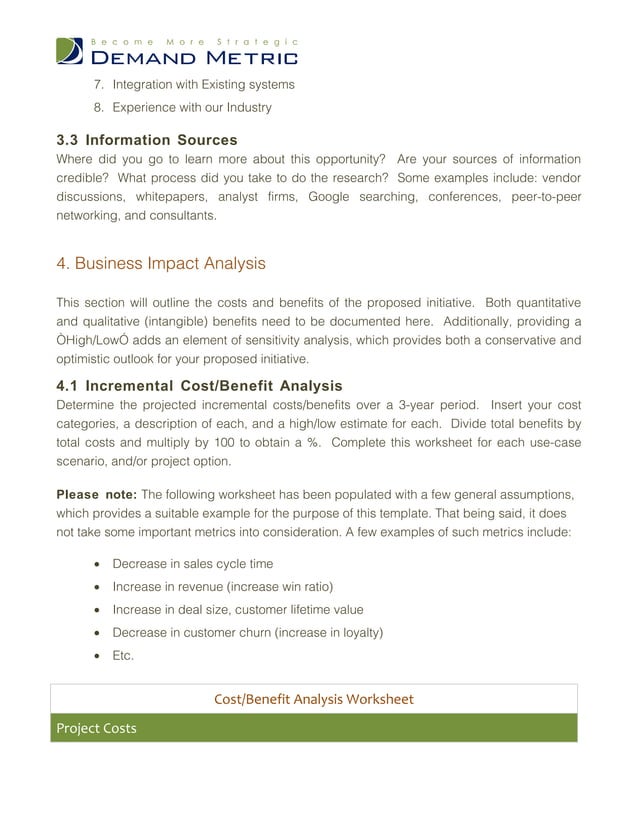 Marketing Automation Business Case | DOC | Sales | Business