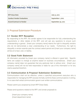 Marketing Automation Consulting RFP | DOC