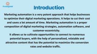 Marketing Automation: Streamlining Your Website's Digital Strategy | PPTX