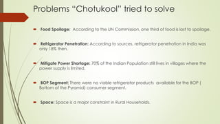 Marketing basics case study 1 - chotukool - annanagar center - chennai ...