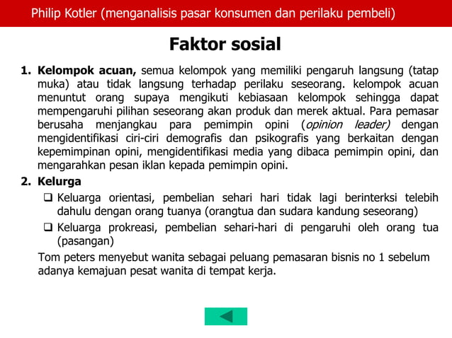 analisis pasar konsumen dan perilaku pembeli | PPT