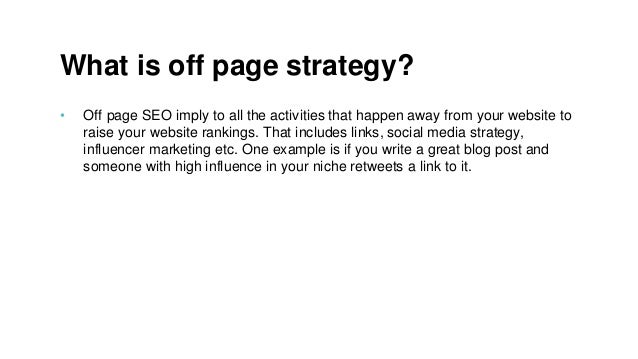 Off‐Page SEO- What It Is and Why It’s Important 2022 | PPT