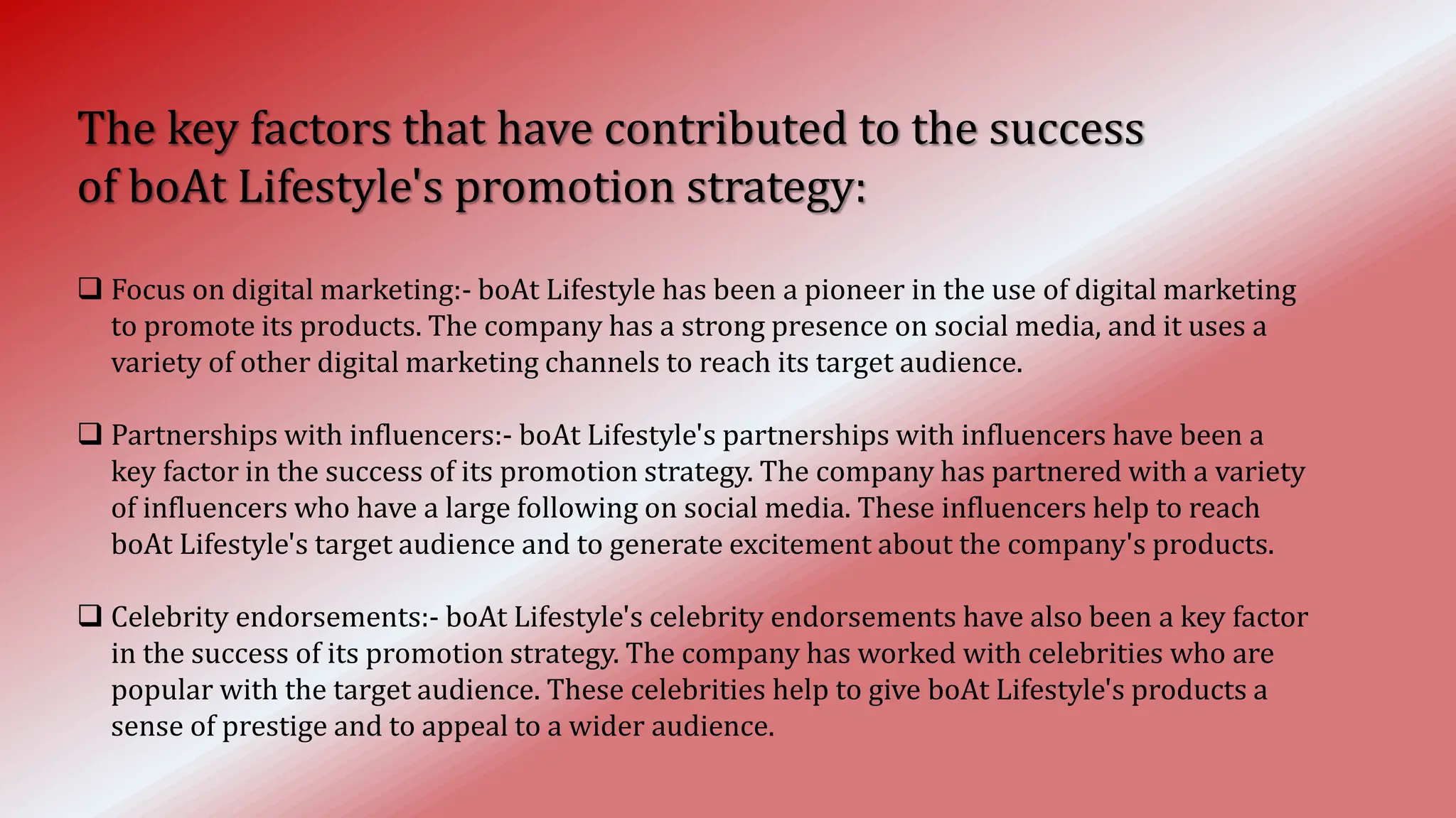 Marketing strategy of Boat lifestyle by JIMS College | PPTX