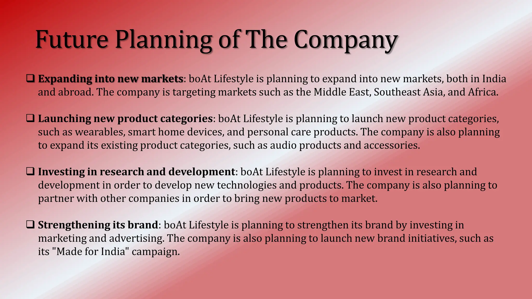 Marketing strategy of Boat lifestyle by JIMS College | PPTX