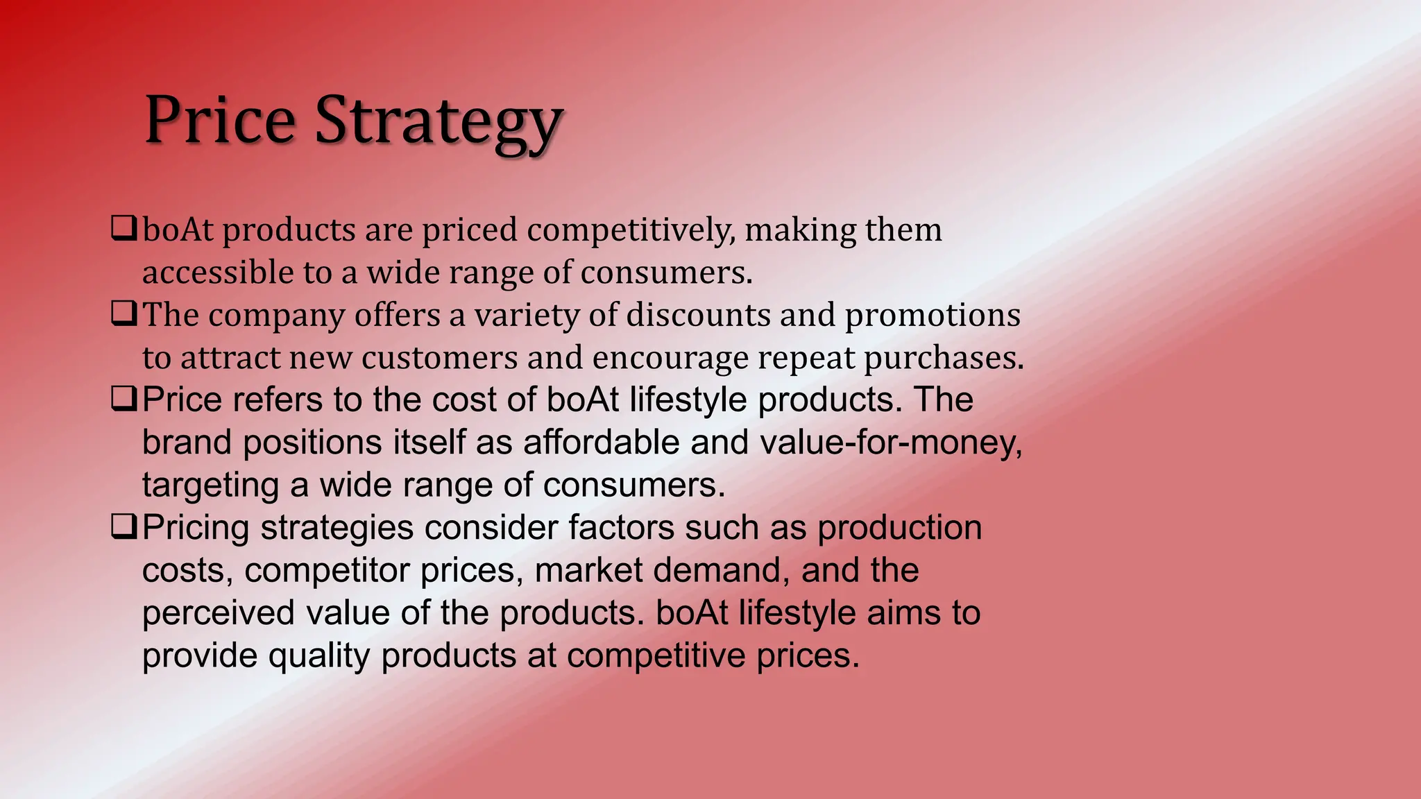 Marketing strategy of Boat lifestyle by JIMS College | PPTX