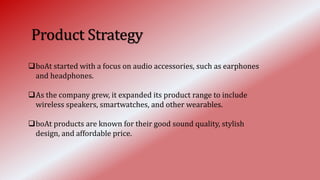 Marketing strategy of Boat lifestyle by JIMS College | PPTX