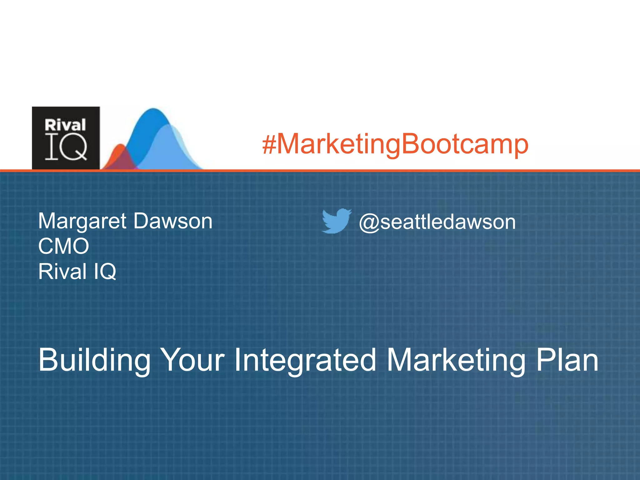 Building an Integrated Marketing Plan | PPTX