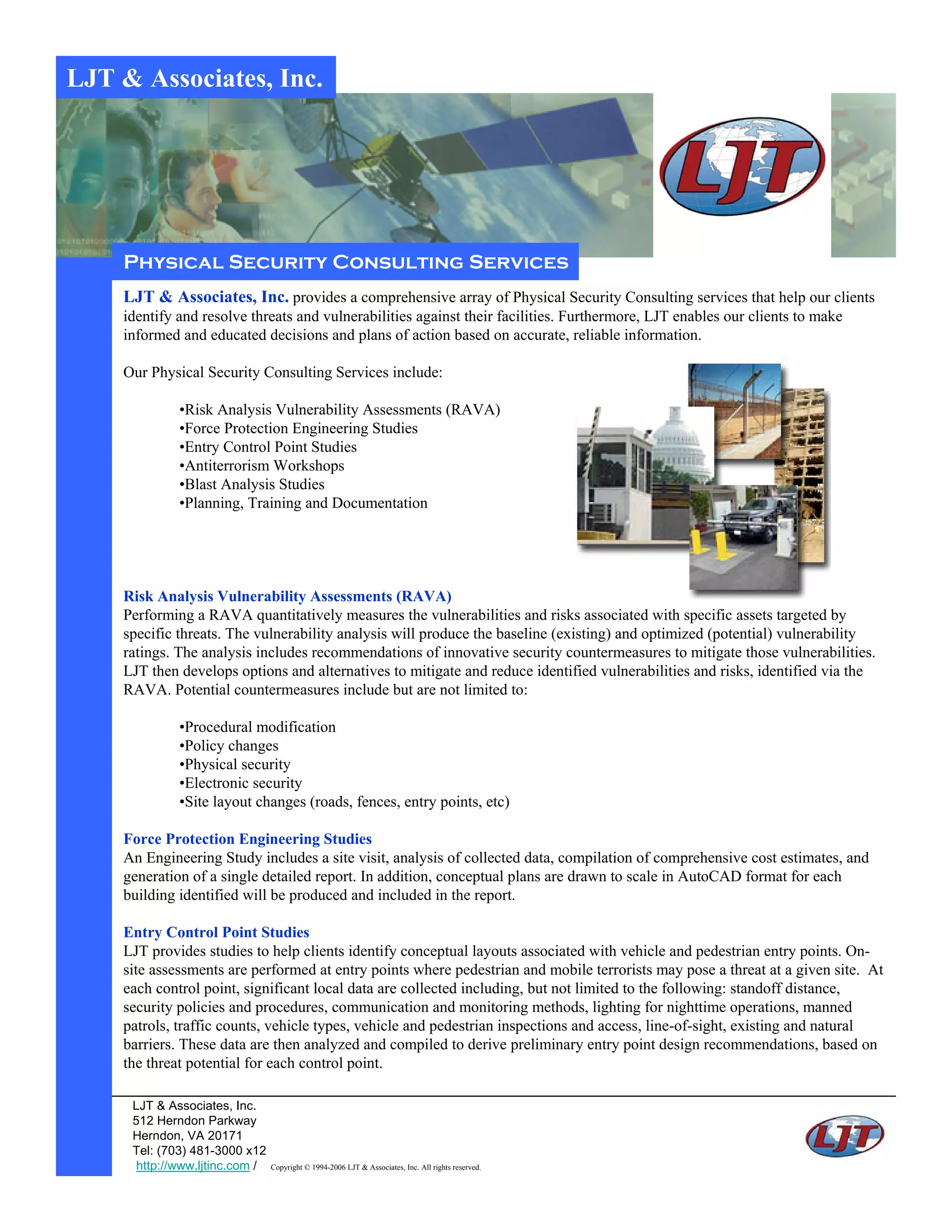 Physical Security Consulting Services | PDF | Management Consulting Industry | Industries