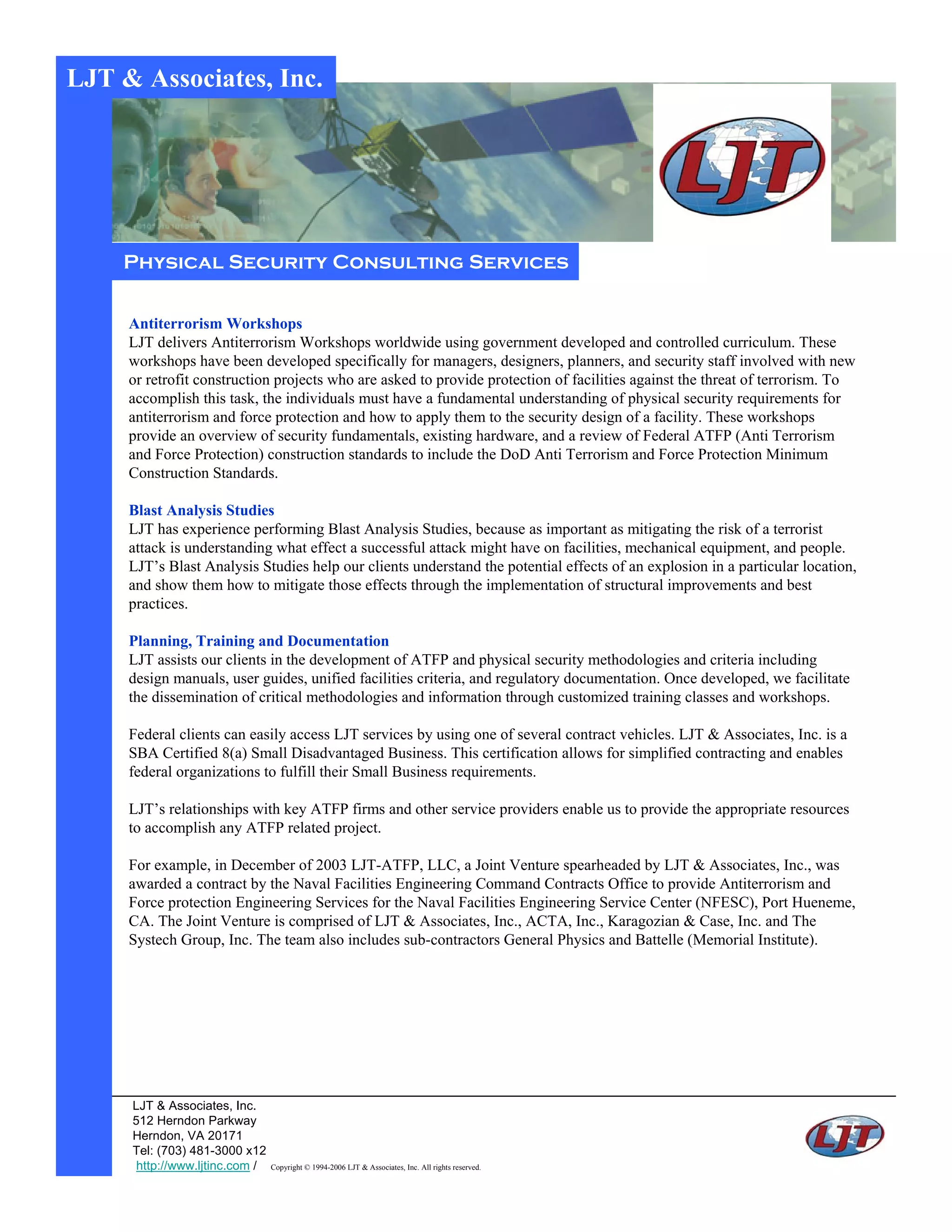 Physical Security Consulting Services | PDF | Management Consulting Industry | Industries