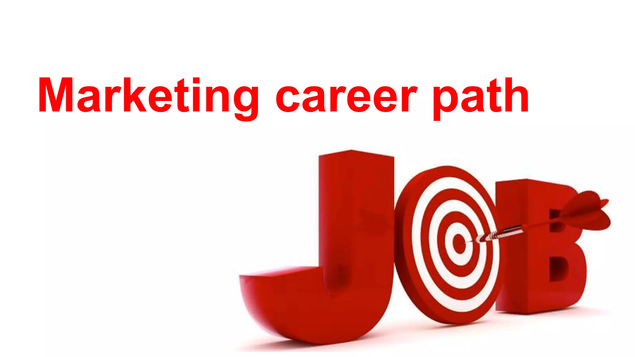 Marketing career path | PPT