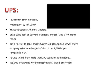Marketing case fedex ups | PPTX