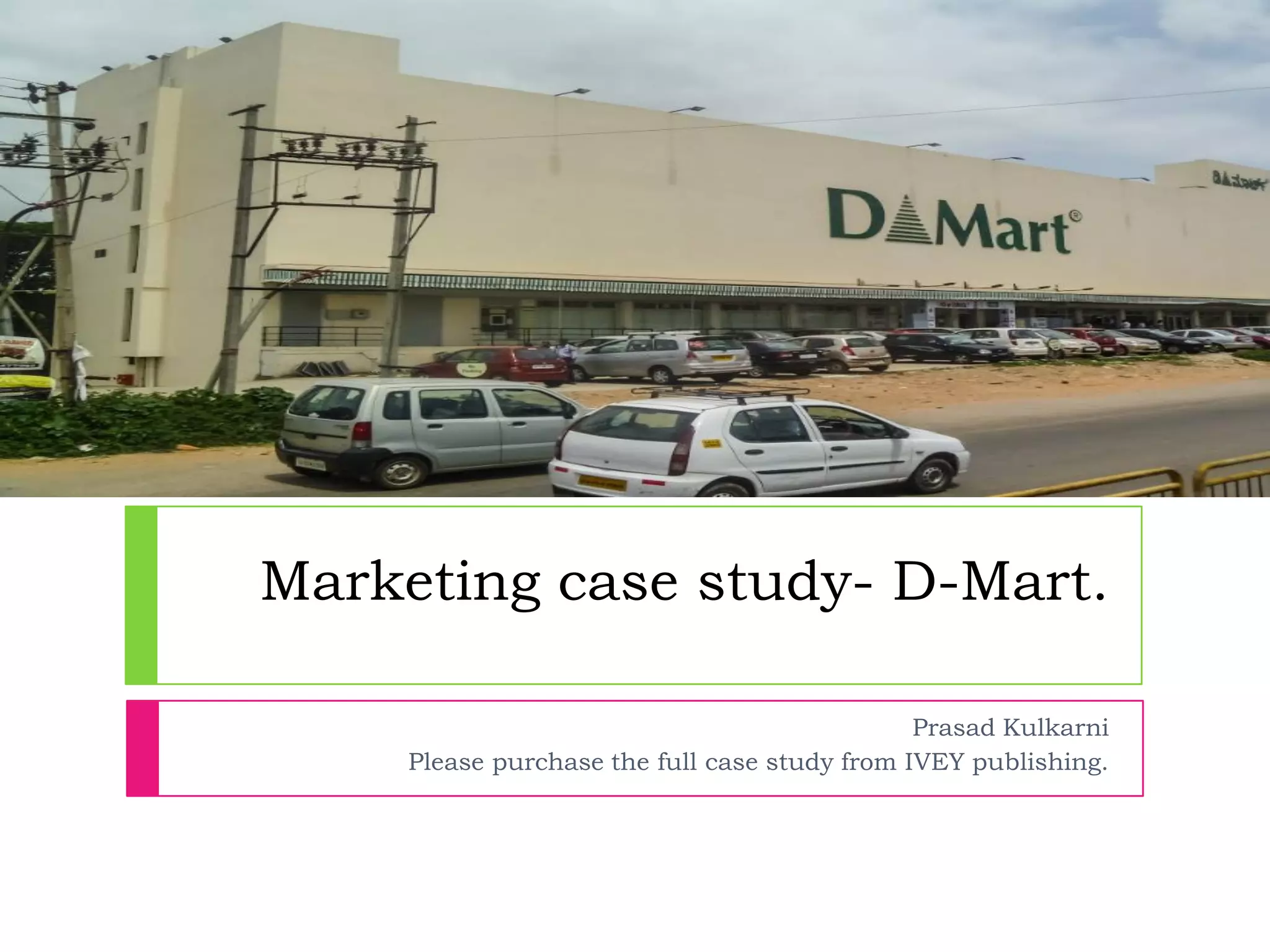 Marketing case study d-mart | PDF