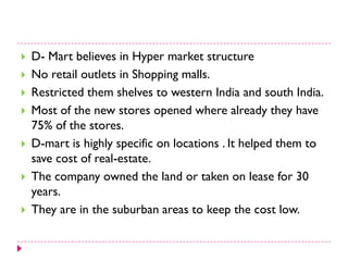 Marketing case study d-mart | PDF