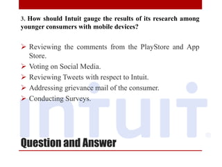 Marketing case study on intuit | PPTX