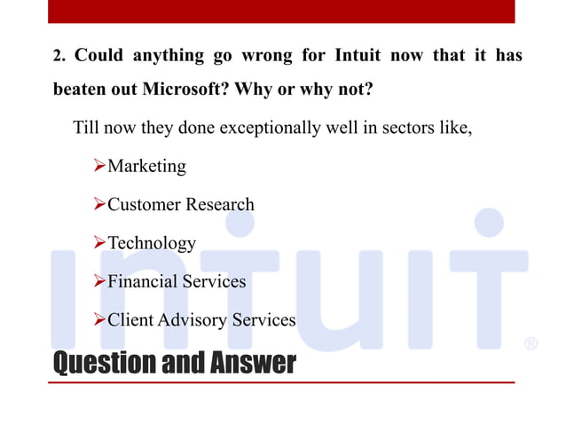 Marketing case study on intuit | PPT