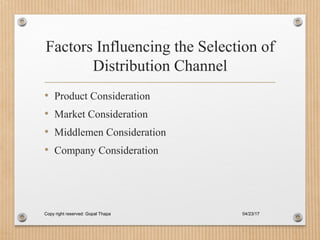 Marketing channel | PPT
