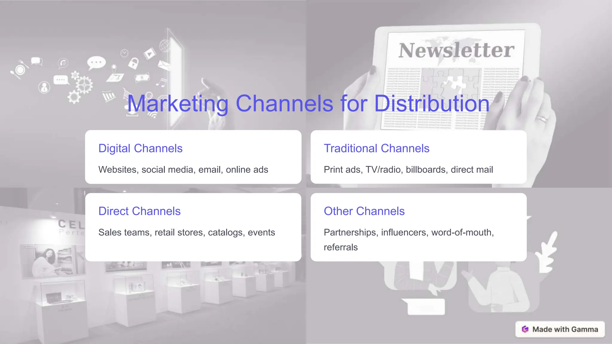 Marketing Channels Index- 1.Marketing channels and value networks | PPTX