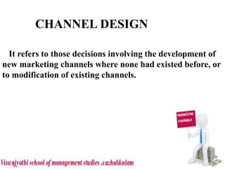 Marketing channel design | PPTX