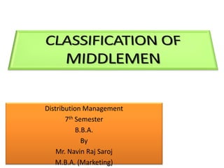 Marketing channel middlemen | PDF