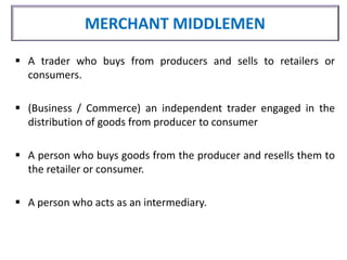 Marketing channel middlemen | PDF