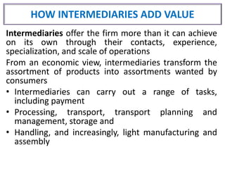Marketing channel middlemen | PDF