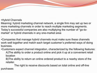 Marketing channels | PPTX | Agriculture | Industries