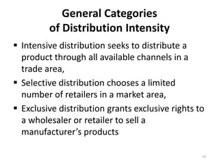 Marketing channels and value networks | PPTX