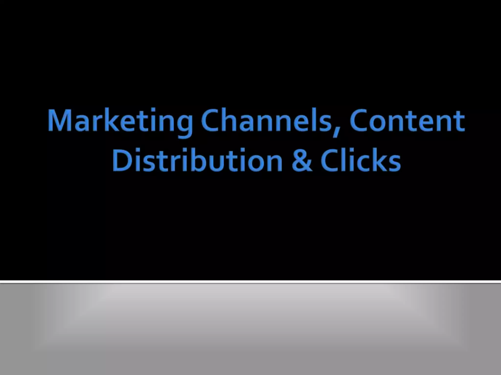 A Quick Guide on Target Audience, Marketing Channels, Content ...