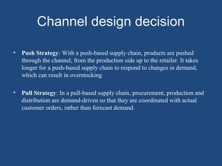 Marketing channel & supply chain management (principles of marketing) | PPT