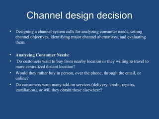 Marketing channel & supply chain management (principles of marketing) | PPT
