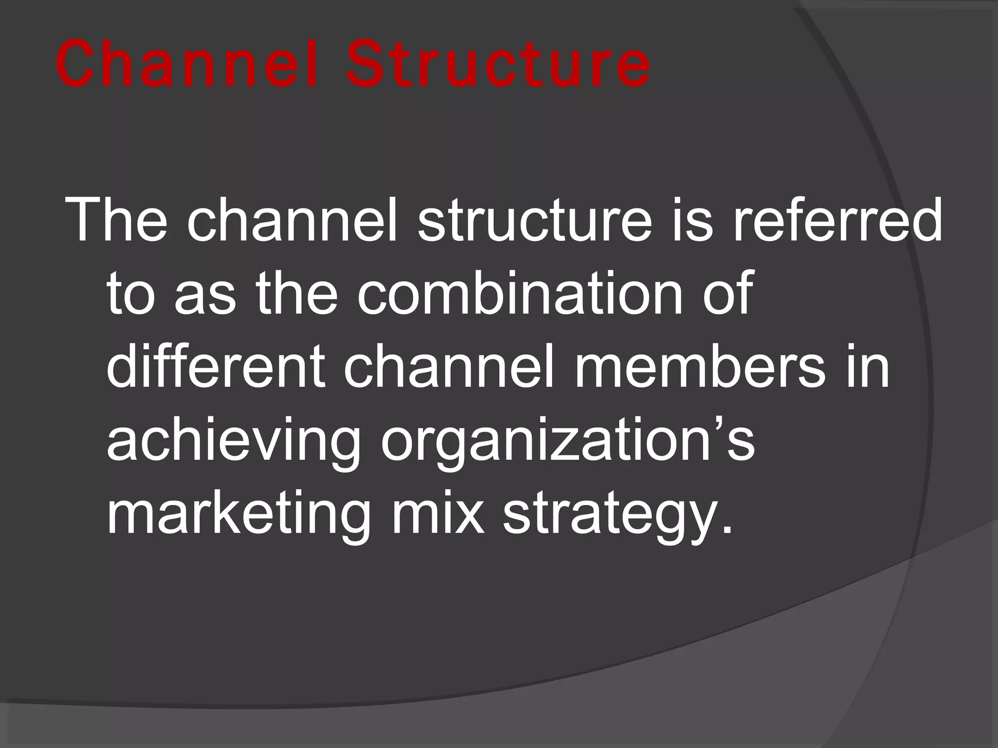 Marketing channel system | PPT