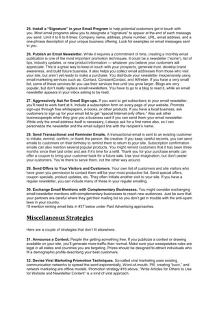 Marketing checklist | DOCX