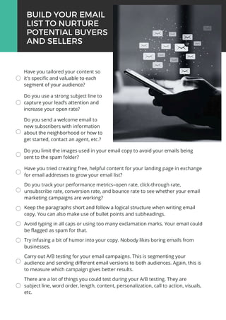 Real Estate Marketing Checklist - 86 Effective Lead Generation ...
