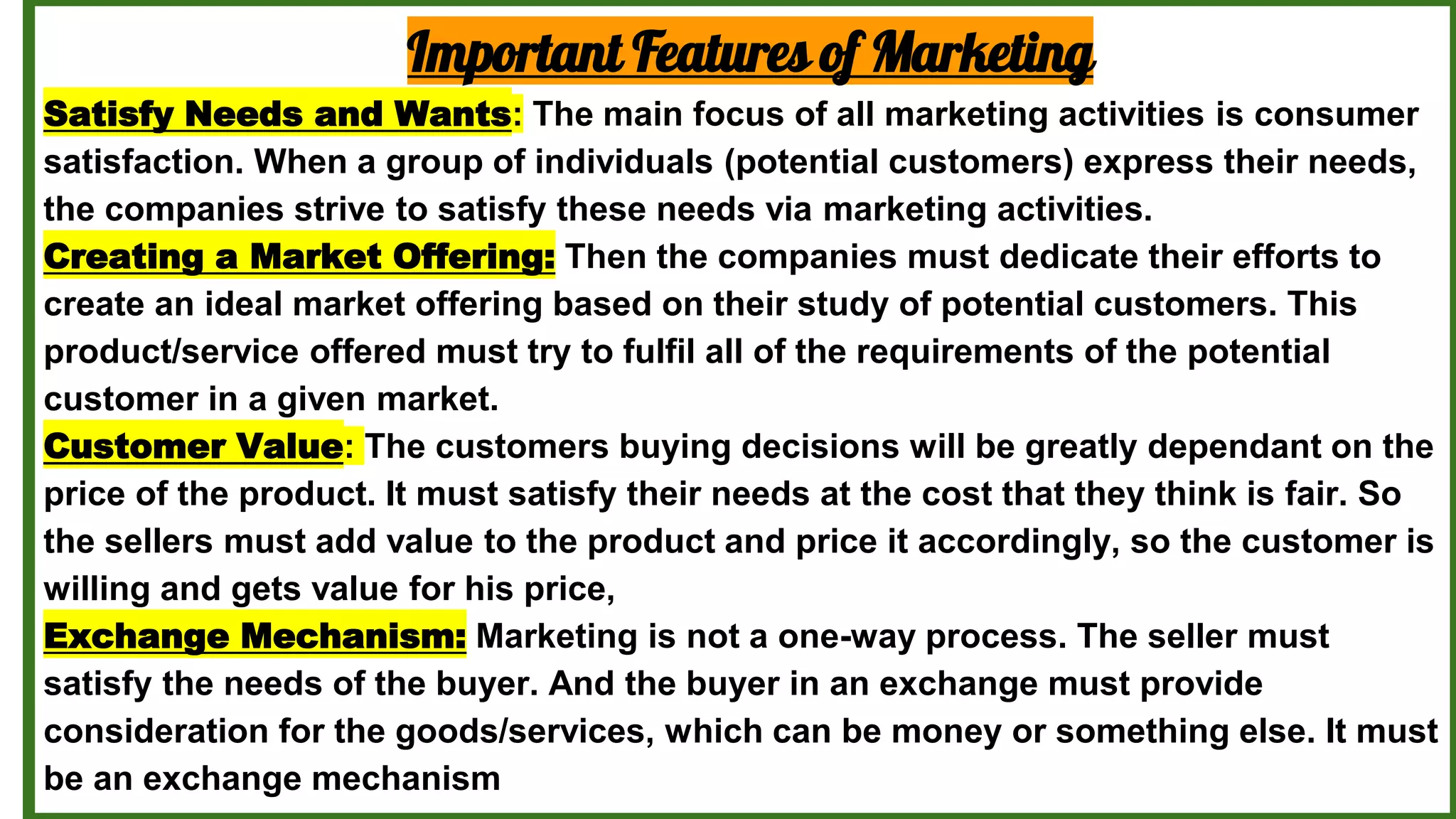 Marketing class XI CBSE | PPTX