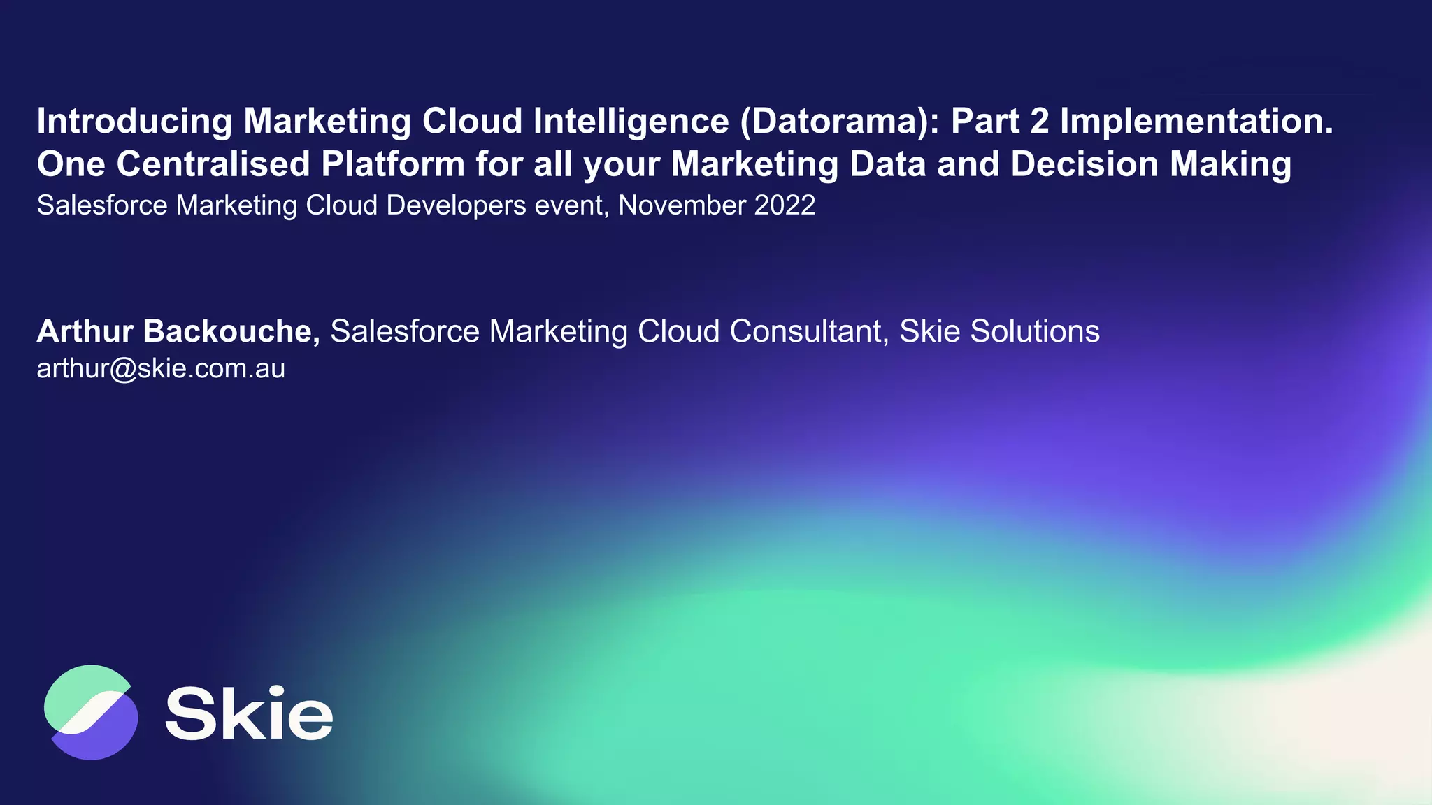 How to implement your first SFMC MCI Dataroma user story workshop | PDF