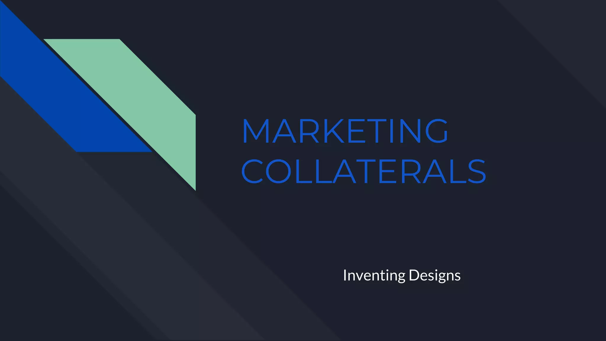 Marketing collaterals | PDF