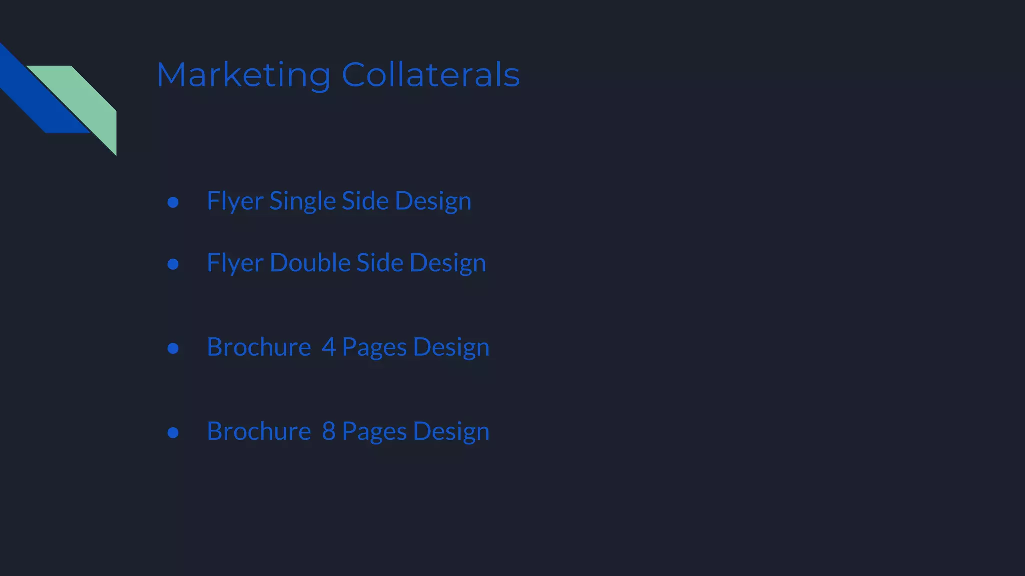 Marketing collaterals | PDF