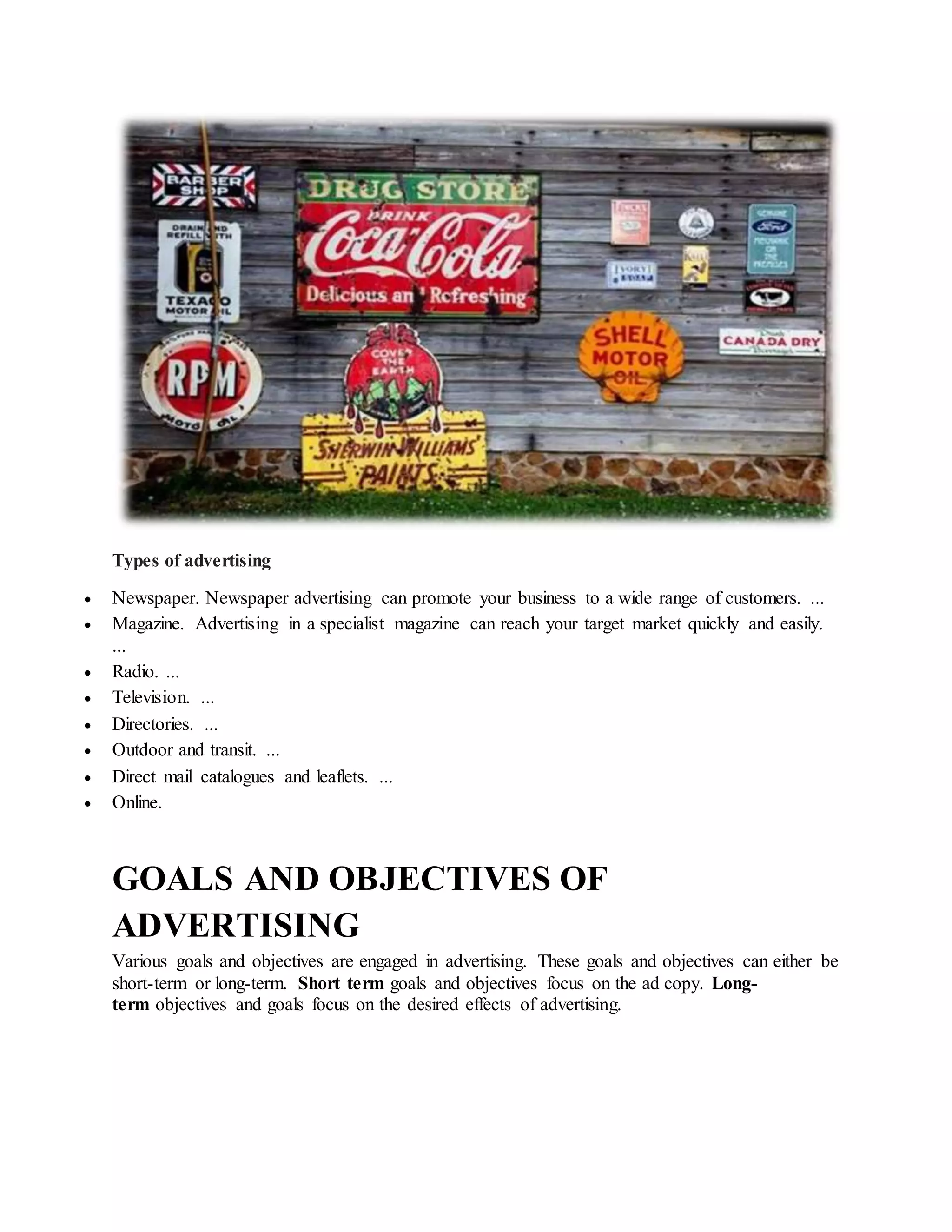 The comparison between two advertisement of same products two different ...