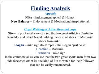 The comparison between two advertisement of same products two different ...