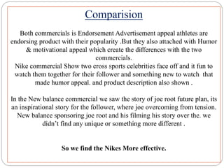 The comparison between two advertisement of same products two different ...