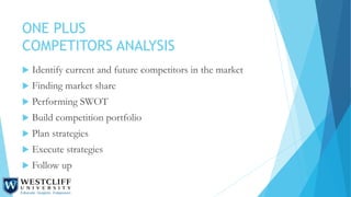 Marketing communication plan for Oneplus | PPTX | Smartphones ...