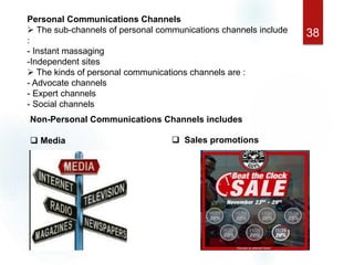 Marketing communications channels updated | PPTX