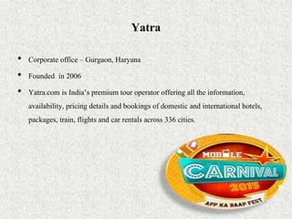 Marketing companies of tourism in india | PPTX