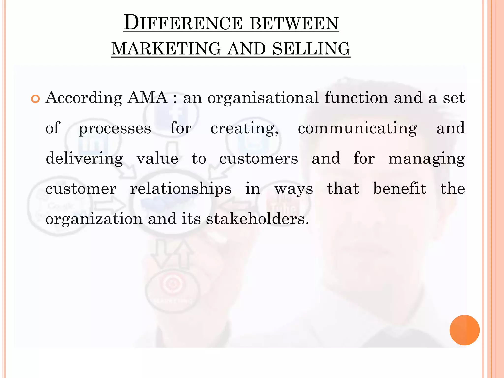 marketing and selling | PPTX