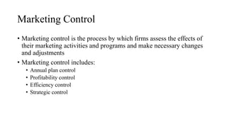 Marketing control | PDF